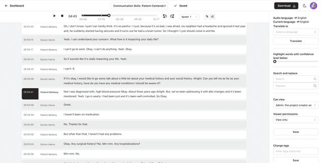 Scribewave | Foutloos transcriberen en ondertitelen - Gratis account