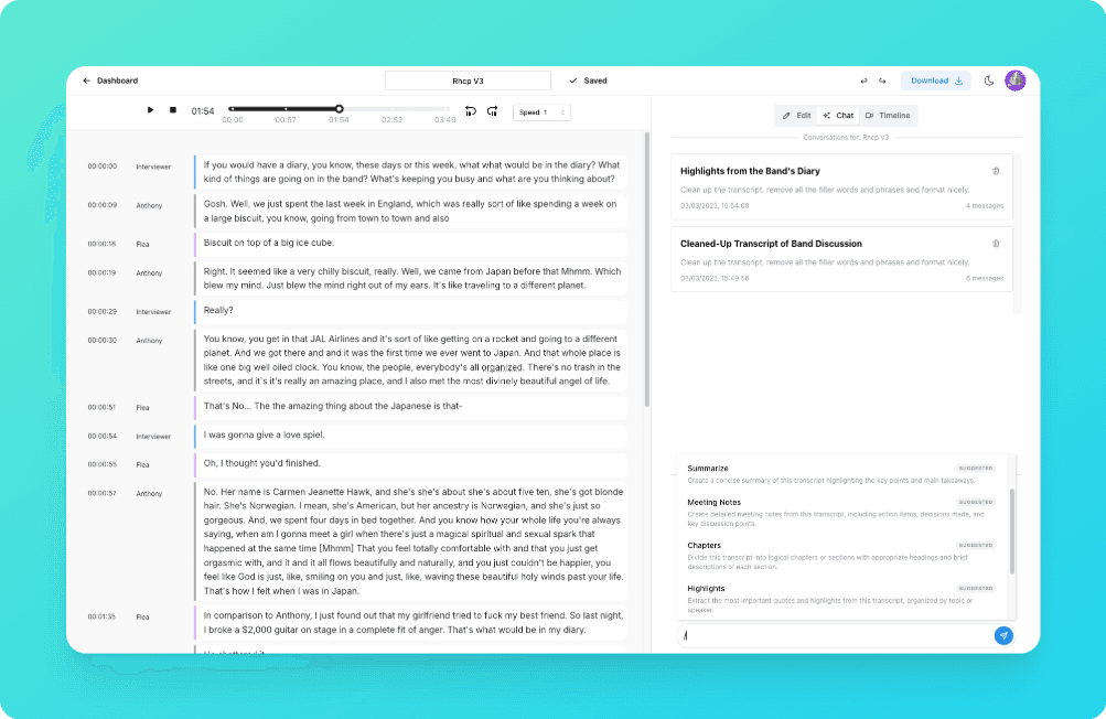 Transcription en ligne gratuite | Scribewave