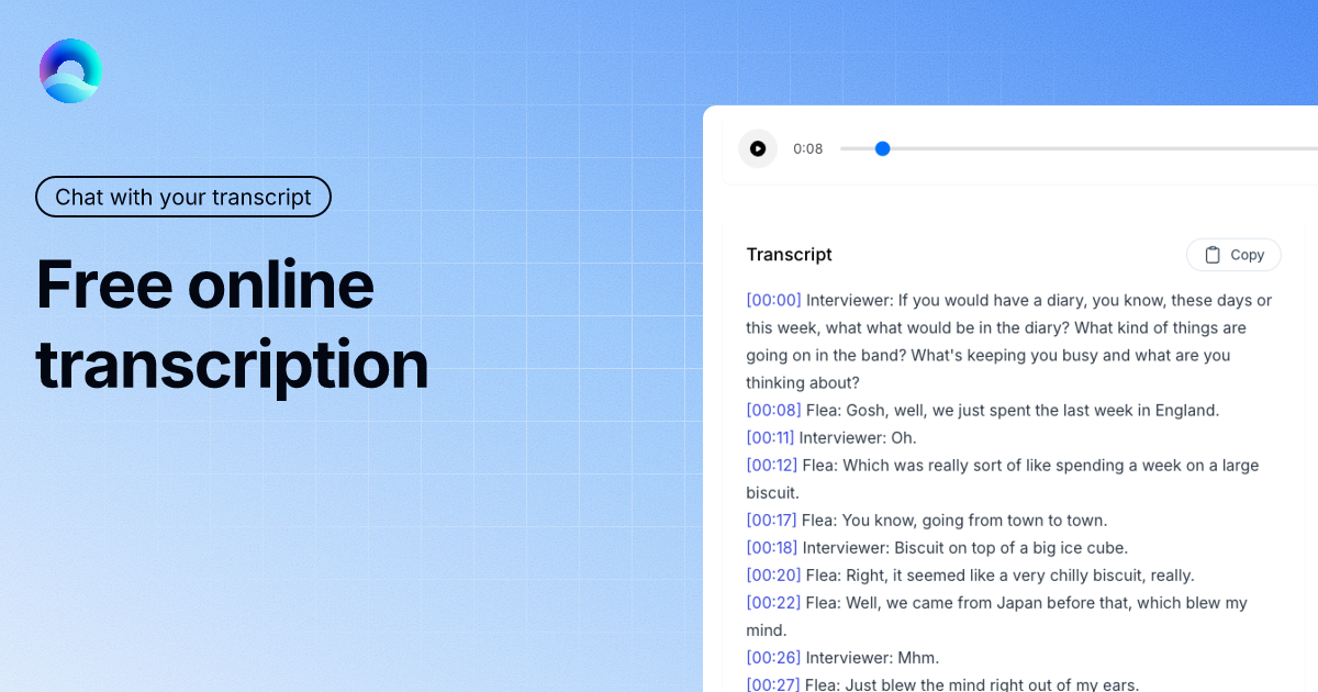 Transcription en ligne gratuite | Scribewave