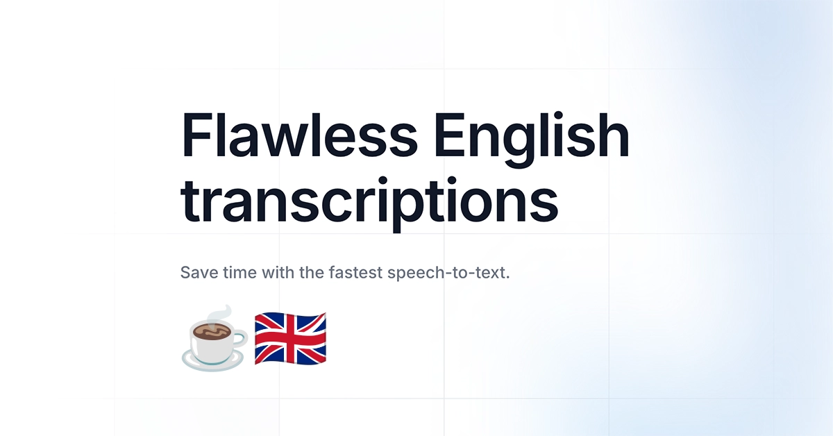 English Transcription | Scribewave